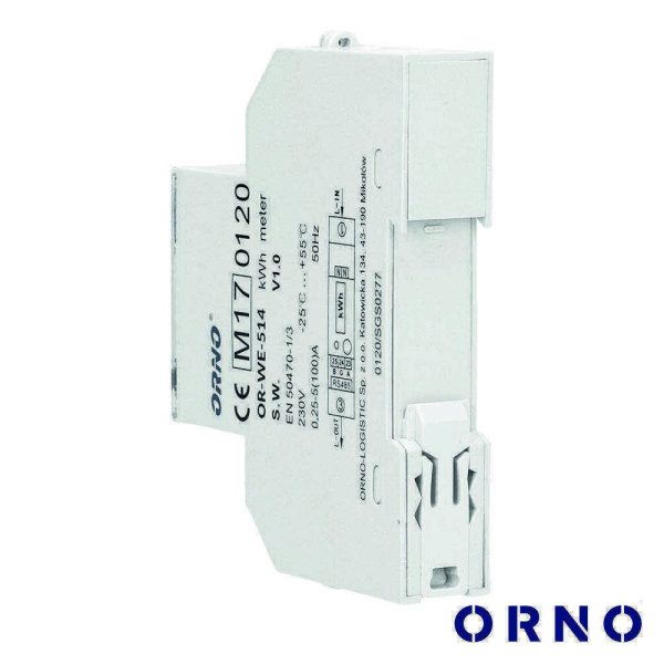 Contador de Energia Monofásico 230V/100A RS45 1 Módulo Din – Shopnet